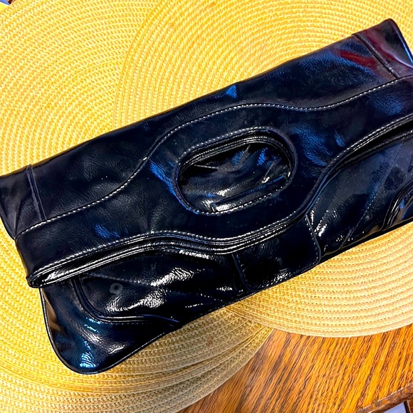 Bags | Vintage Patton Leather Black Clutch | Poshmark